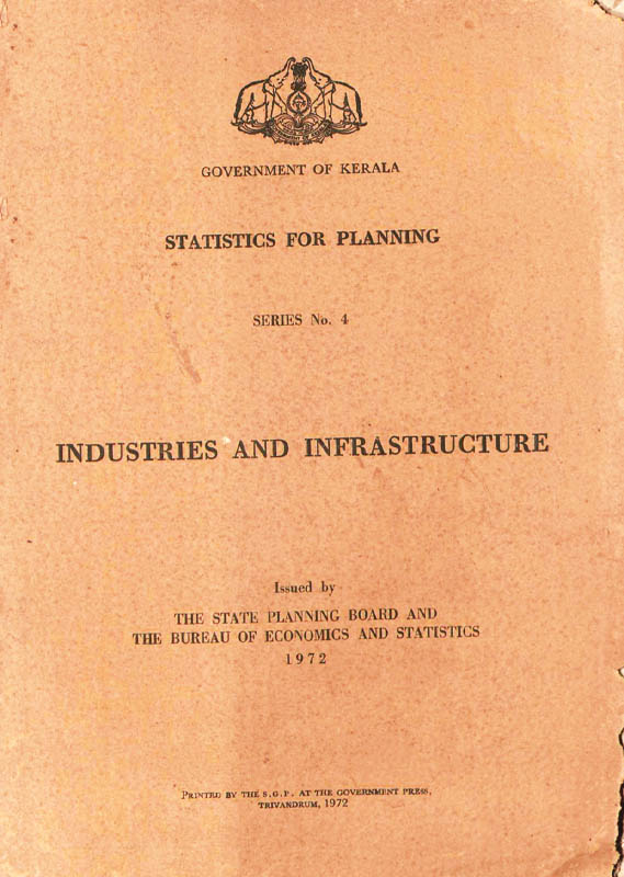 Statistics for Planning- Industries and Infrastructure 1972