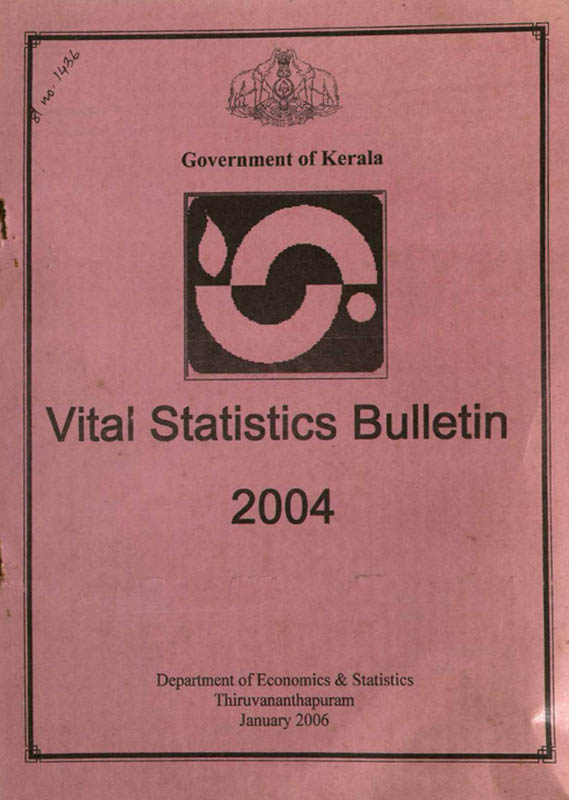 Vital Statistics Bulletin 2004